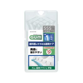 Gum - 牙周護理L型牙間刷SSS 10支裝 - Soda Mall 精品超市